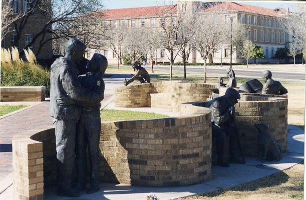 Glenna Goodacre, Park Place, 1997, Human Sciences Building – Lubbock ...