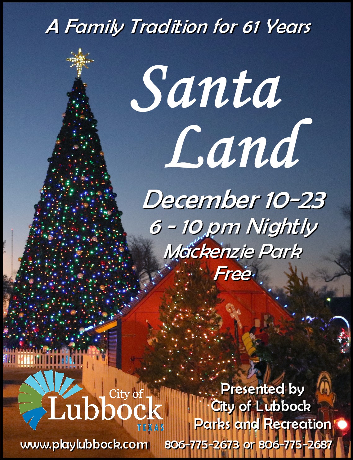 Santa Land 2017 – Lubbock Cultural District