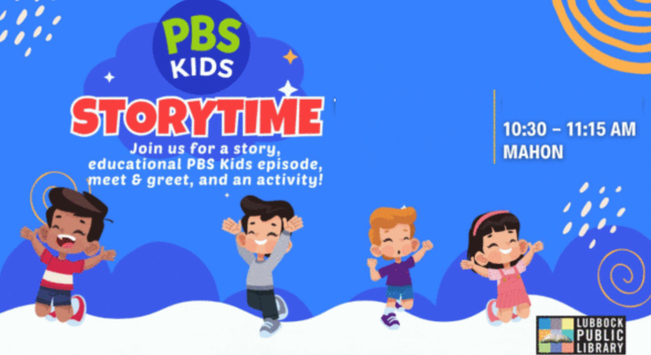 PBS Kids: Storytime @ Mahon Library @ 10:30am – Lubbock Cultural District
