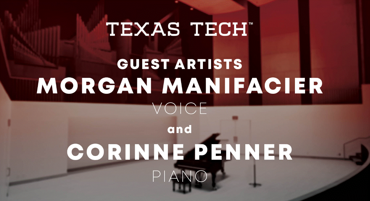 Morgan Manifacier: Voice & Corinne Penner: Piano | Texas Tech ...