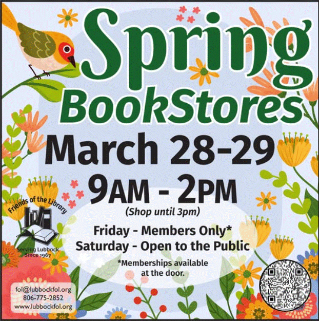 Friends of the Library Book Sale @ Mahon Library @ 9am – Lubbock ...