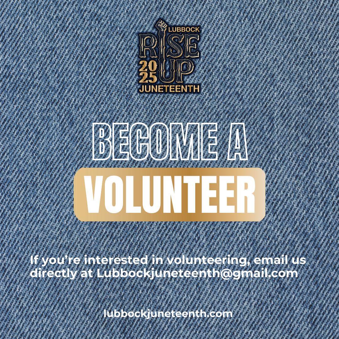 Call for Volunteers | Lubbock Juneteenth Celebration & Parade @ Mackenzie Park – Lubbock ...