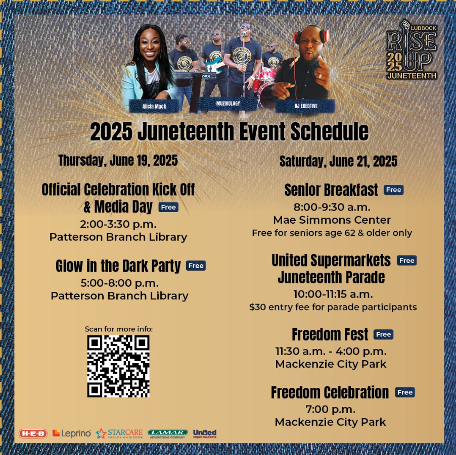 Lubbock Juneteenth Celebration & Parade @ Makenzie Park – Lubbock ...